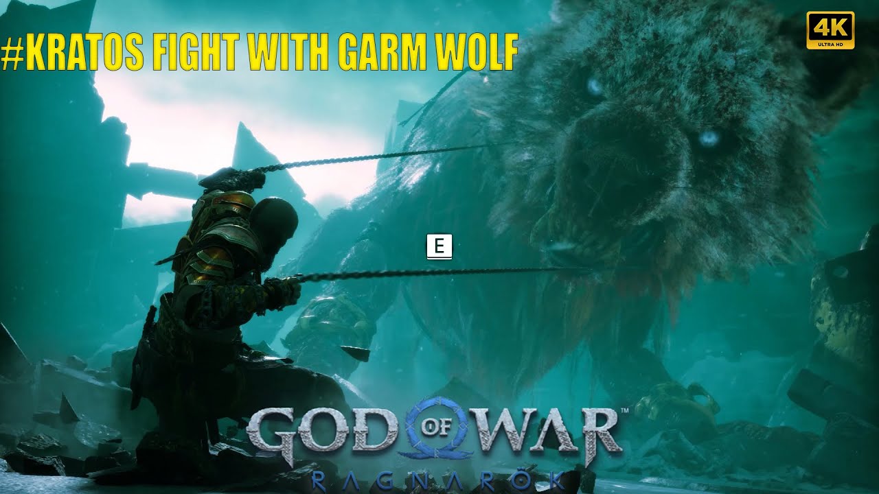 GOD OF WAR RAGNAROK - Garm Wolf Boss Fight | 4K 60FPS - YouTube