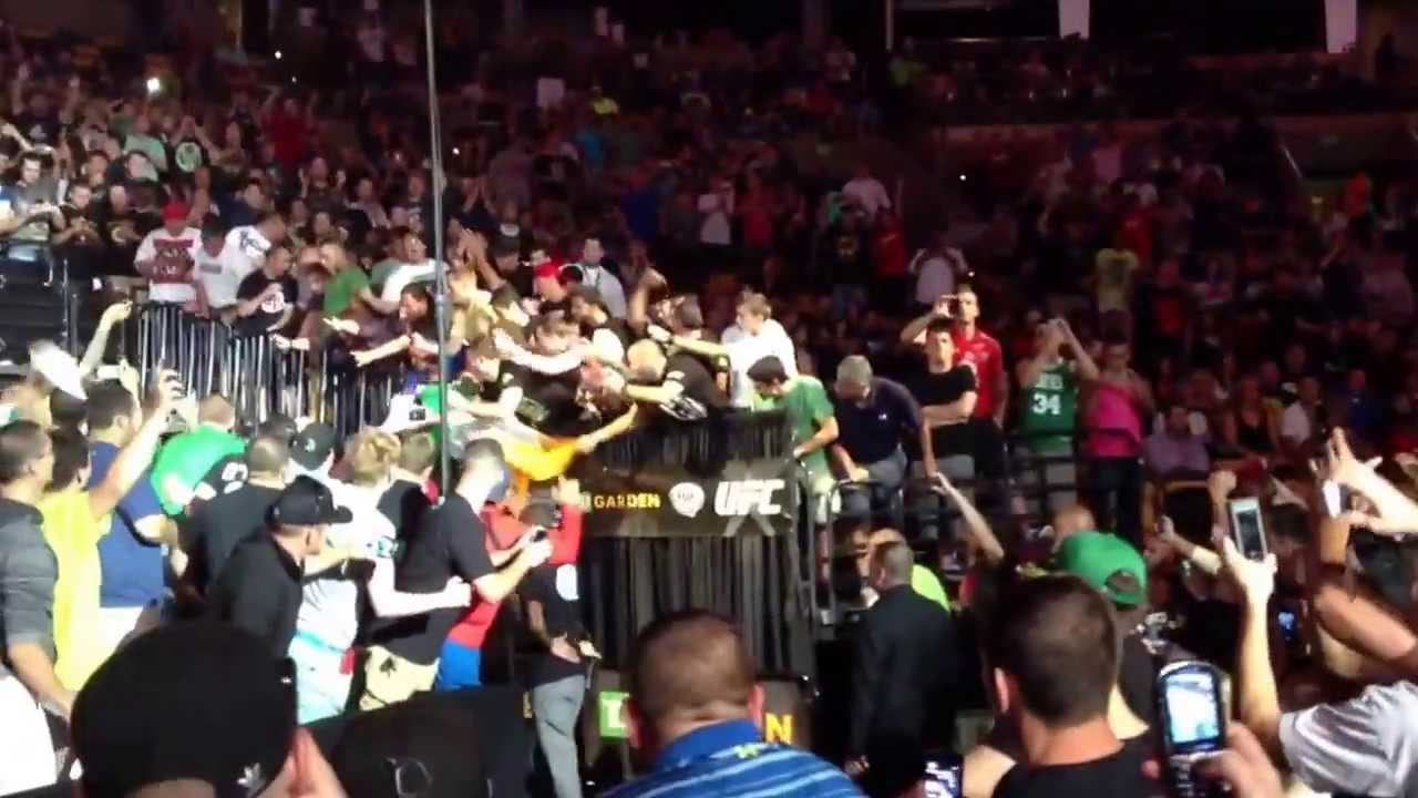 Conor McGregor Walkout UFC Fight Night 26 Boston - YouTube