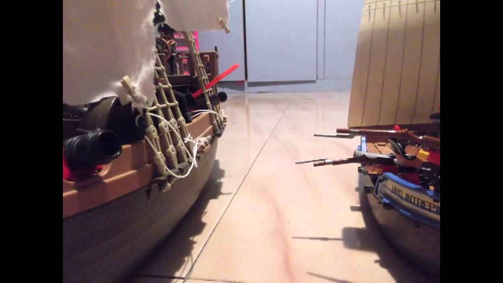 Stop motion playmobil piratas vs ingleses. - YouTube