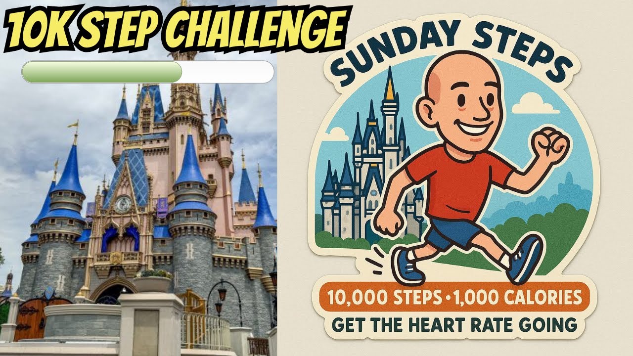 Full Day Walking Magic Kingdom | Live Step Counter Challenge - YouTube