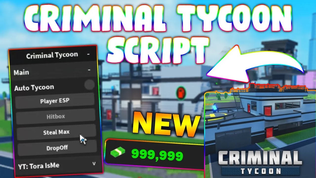 *NEW* Criminal Tycoon Script (PASTEBIN 2025) ( PLAYER ESP ,HITBOX ...