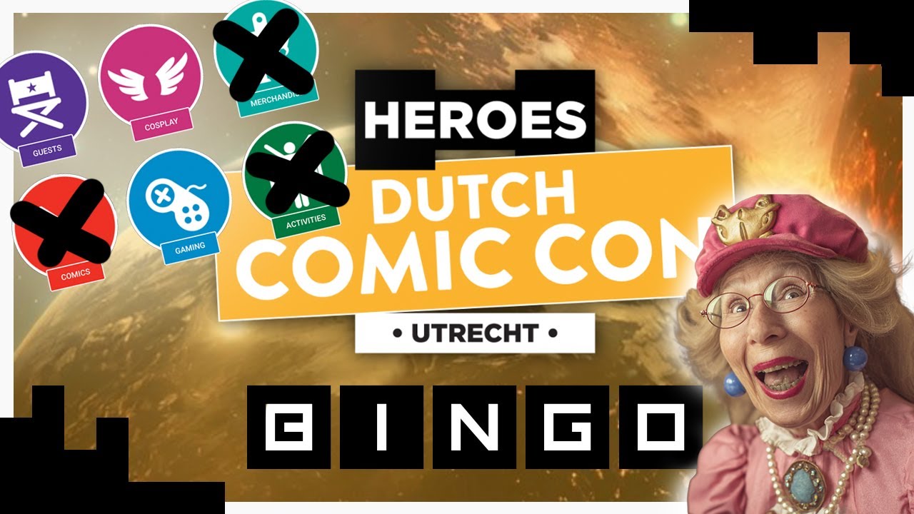 An overview of the HDCC Winter Edition (Heroes Dutch Comic Con) - YouTube