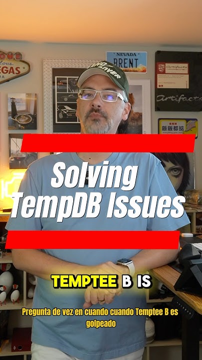 Solving TempDB Issues - YouTube