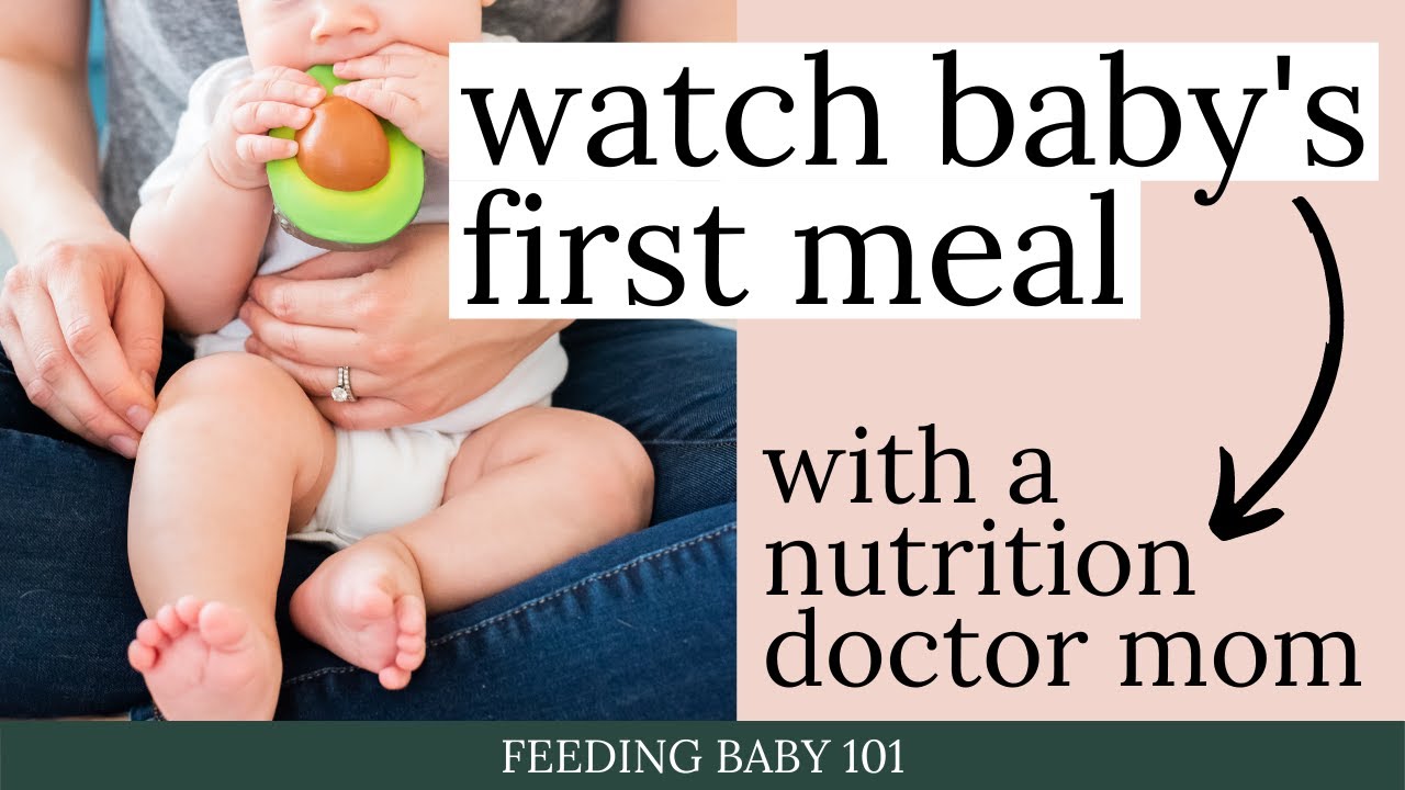 Example of baby's first meal with solid foods: from nutrition PhD ...