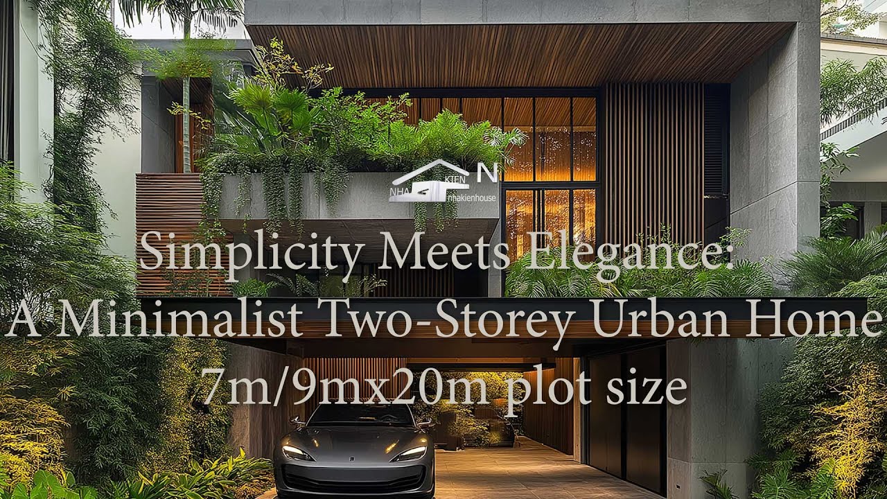 (7m-9mx20m) plot size - A Minimalist Two Storey Urban Home/ Mordern ...