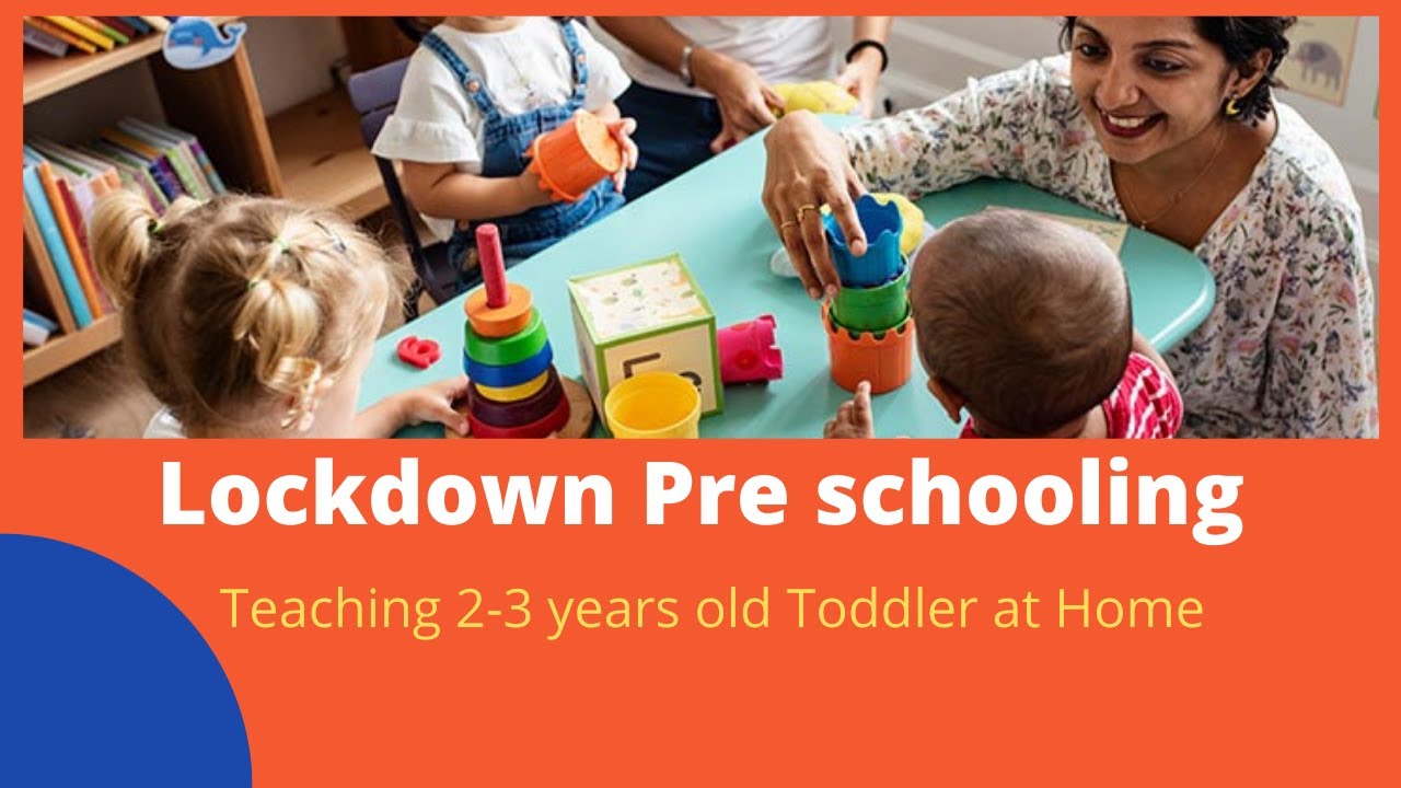 Lockdown Pre Schooling for 2-3 years old Toddler at home - YouTube