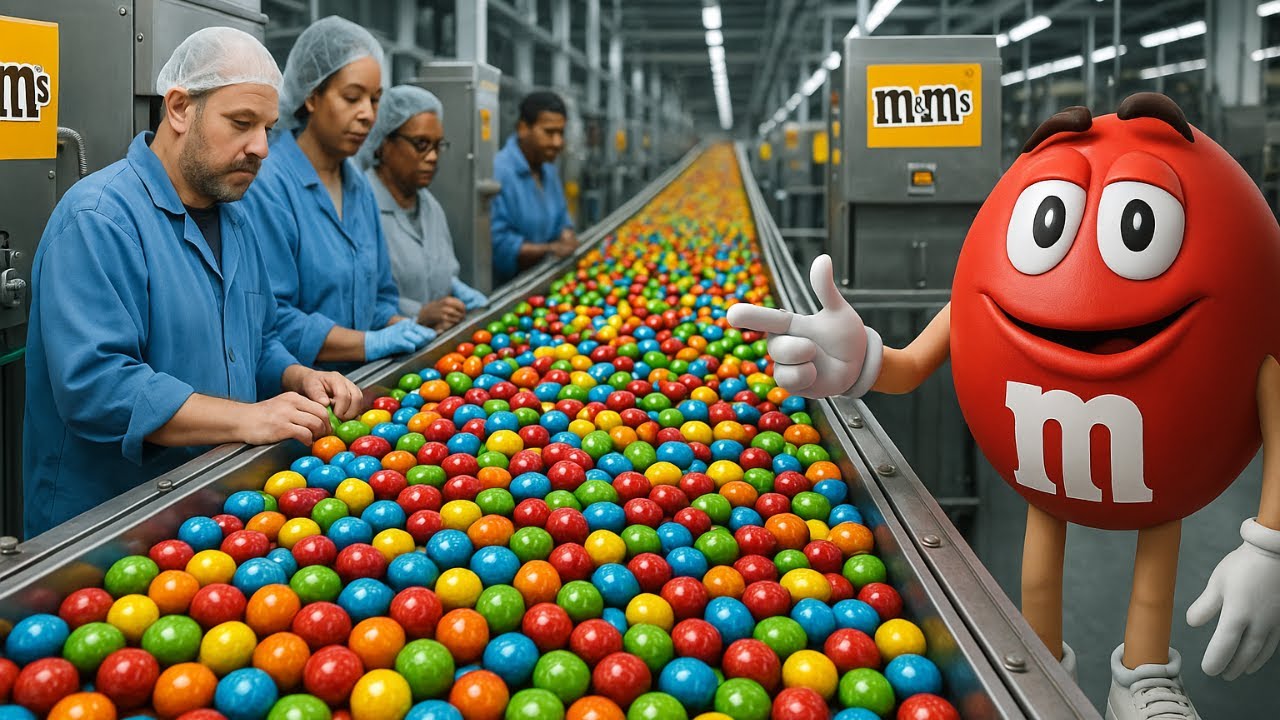 How M&Ms are Made In Factory? Largest M&Ms Factory Tour - YouTube