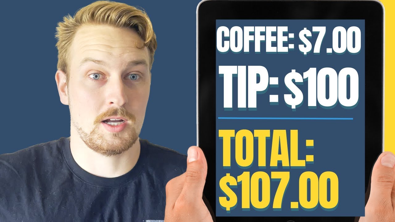 What It Feels Like Tipping On An iPad | Tipping at a Coffee Shop ...