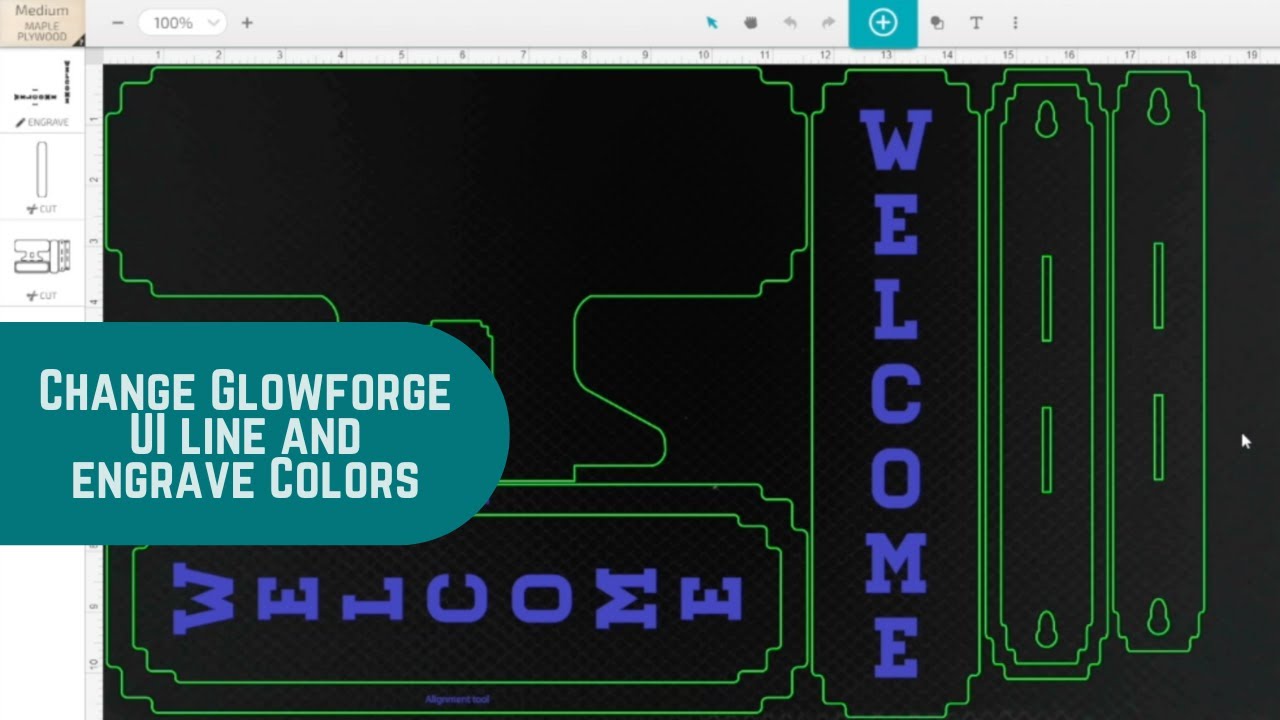 Make the Glowforge UI more visible using this feature - YouTube