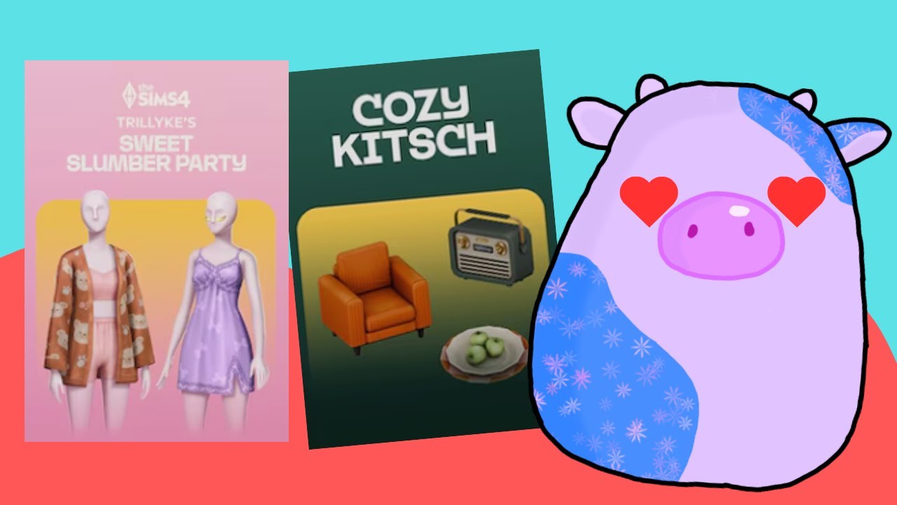 Sim Modders My Beloved || Sweet Slumber Party + Cozy Kitsch Kit Review ...
