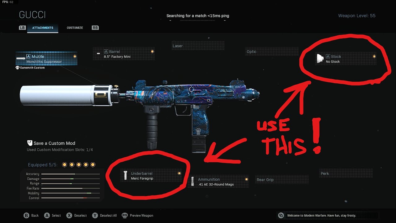 The Uzi is OP (Best Class Setup) - YouTube