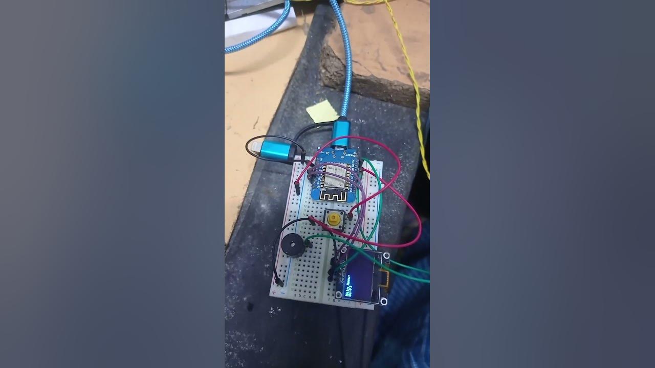 Esp8266 D1 Project With Oled Display Esp8266project Arduinoproject Experiment Youtube