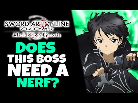 The Most Difficult Bost Fight! Sword Art Online: Alicization (Lycoris ...
