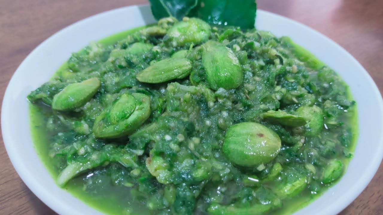 Resep Sambal Petai Cabe Ijo - YouTube