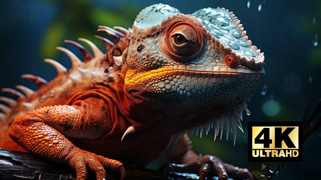 Mesmerizing Lizards in 4K: A Stunning Close-Up Look | 4K VIDEO | - YouTube