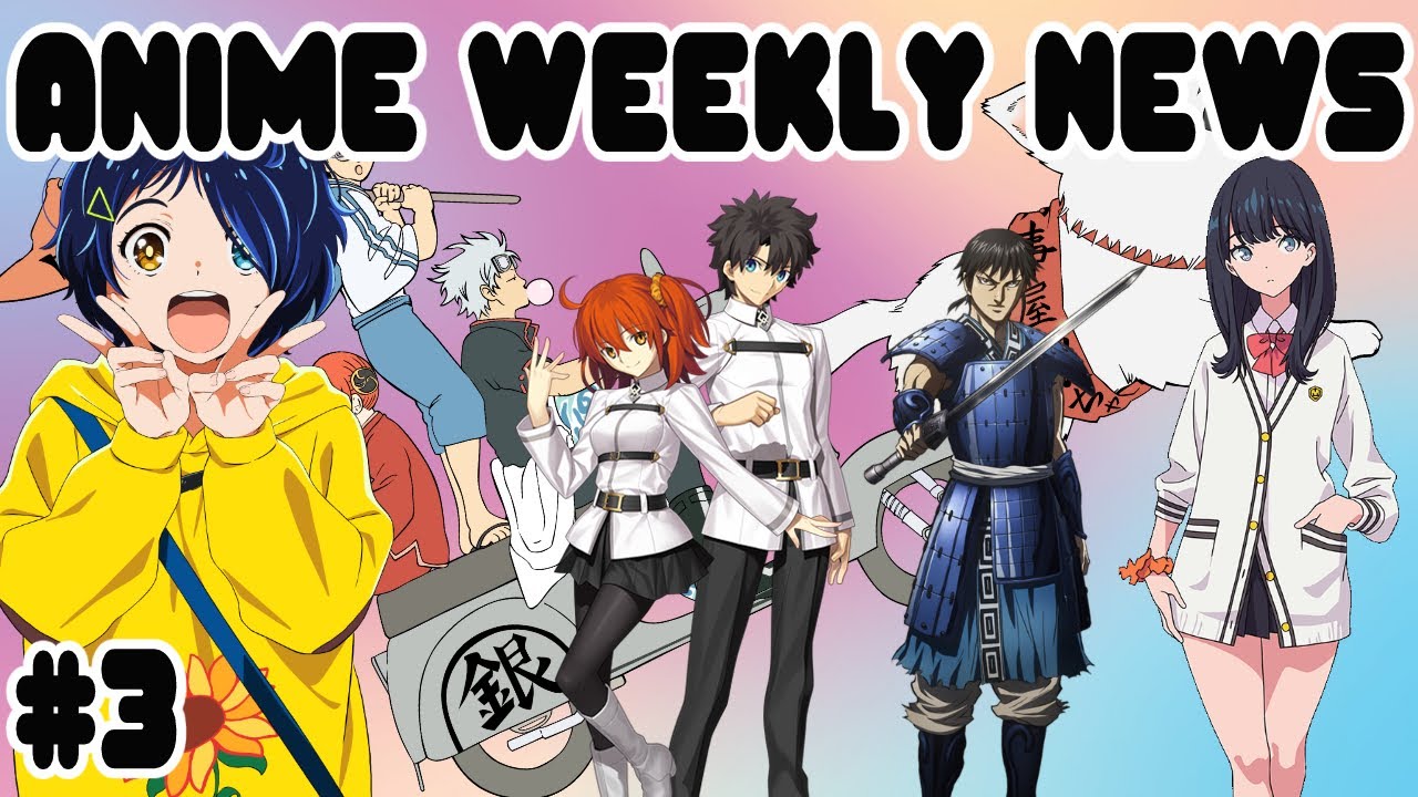 WEEKLY ANIME NEWS IN 6 MINUTES [#3] - YouTube
