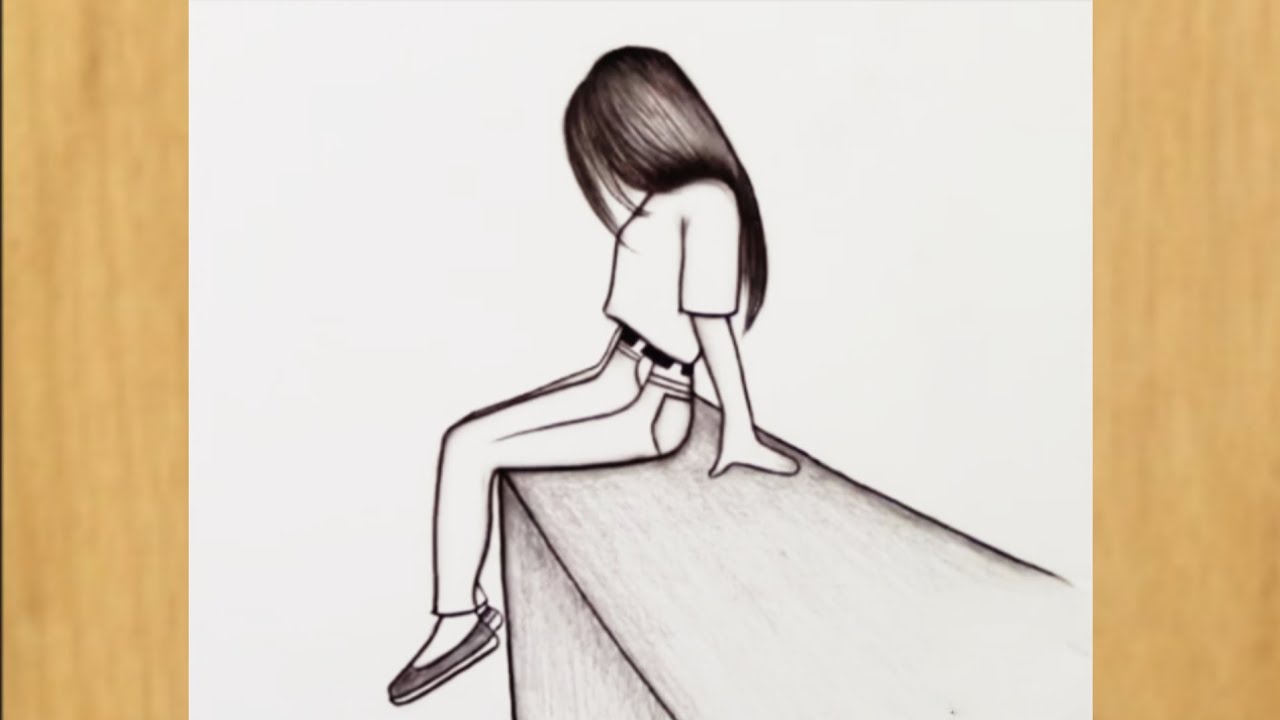 How to Draw a Girl | Easy Pencil Drawing Ideas, How to Draw a Girl ...