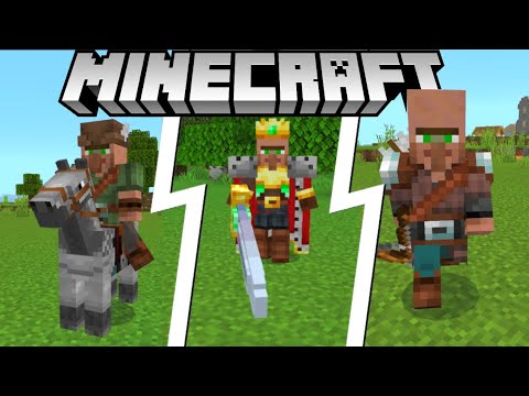 SAIU NOVA ADDONS DE SUPER VILLAGERS PARA MINECRAFT BEDROCK 1.20+ - YouTube