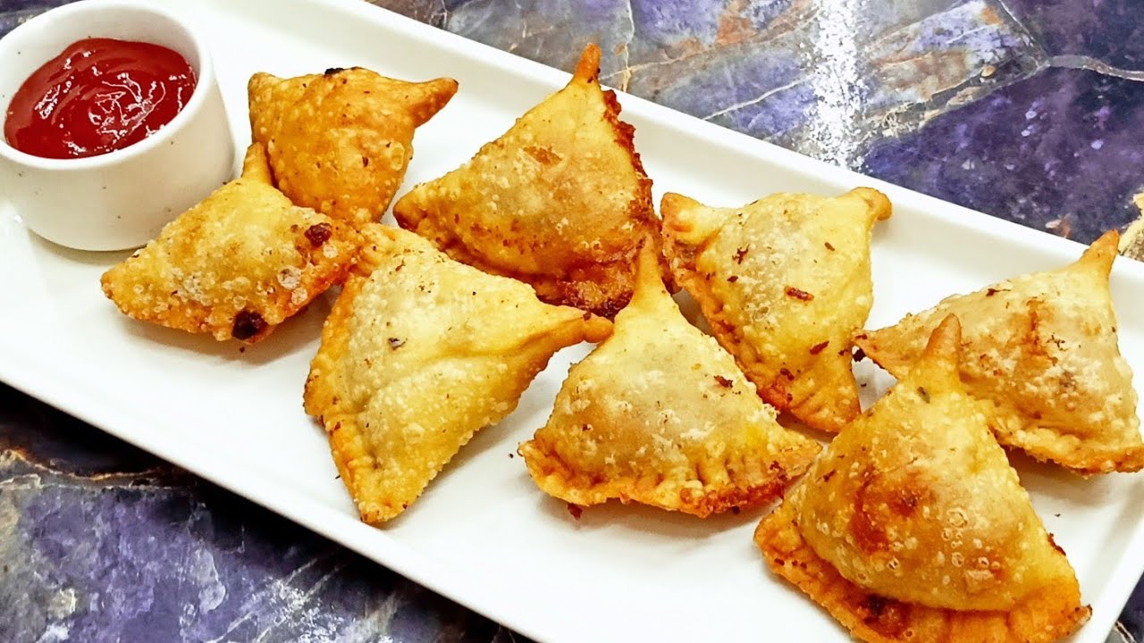 "Pizza + Samosas = Yum! Learn How to Make this Tasty Recipe" ASMR # ...