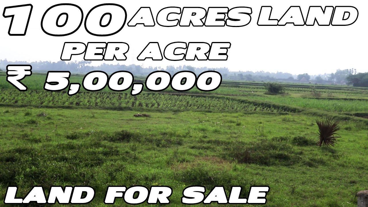 100 ACRE LAND FOR SALE | ₹ 5,00,000 PER ACRE | KARNATAKA BORDER NEAR ...