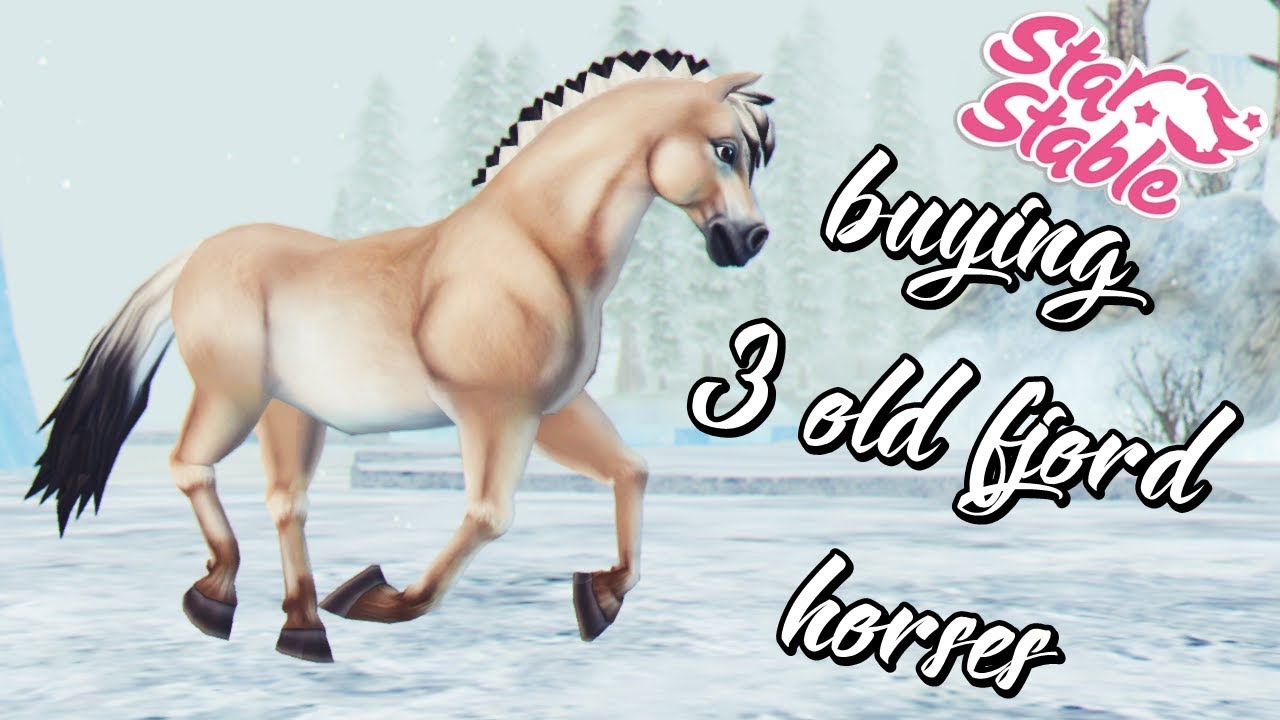 [SSO] BUYING 3 OLD FJORD HORSES! - YouTube