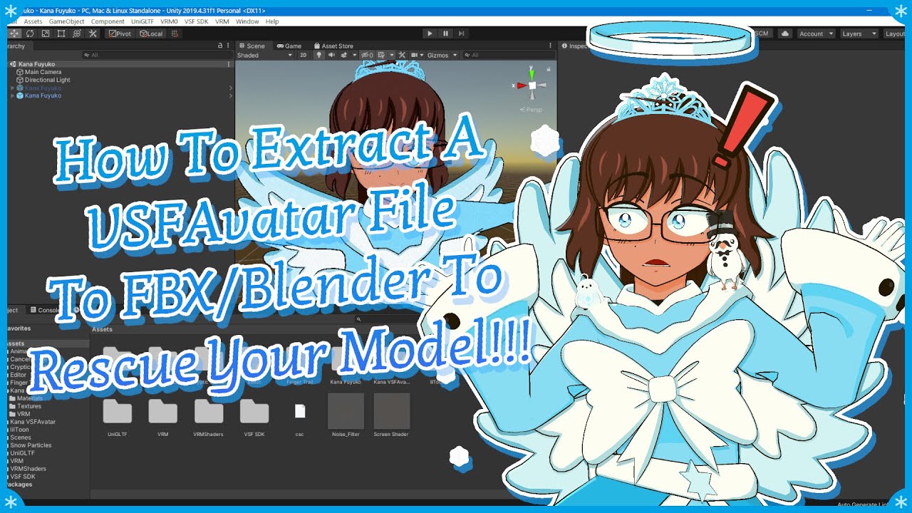 How To Extract A VSFAvatar File To FBX/Blender To Rescue Your Model ...
