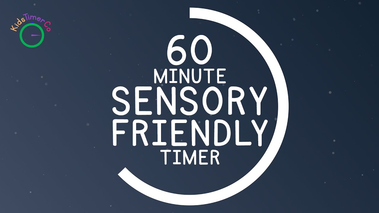 60 Minute Sensory Friendly Timer - Kids Visual Timer - YouTube