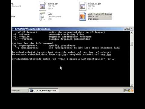 Steganography - Hide data using steghide - YouTube