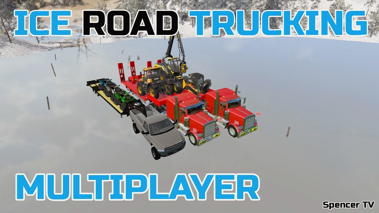 ICE ROAD TRUCKERS | HAULING | ARCTIC MAP | MULTIPLAYER - YouTube