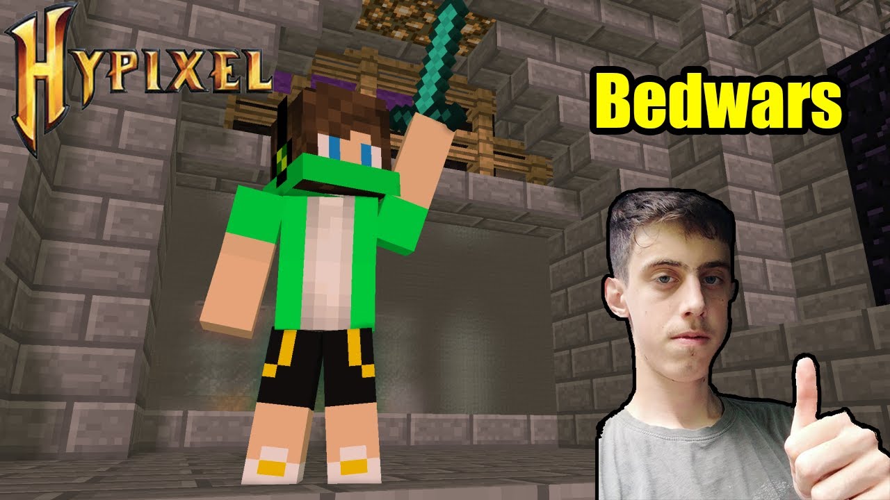 HYPIXEL BEDWARS SOLO GAME - YouTube