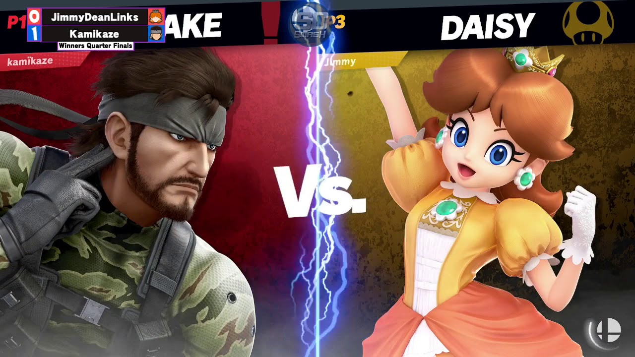 Smash Carolina - JimmyDeanLinks (Daisy) VS Kamikaze (Snake) - SSBU ...