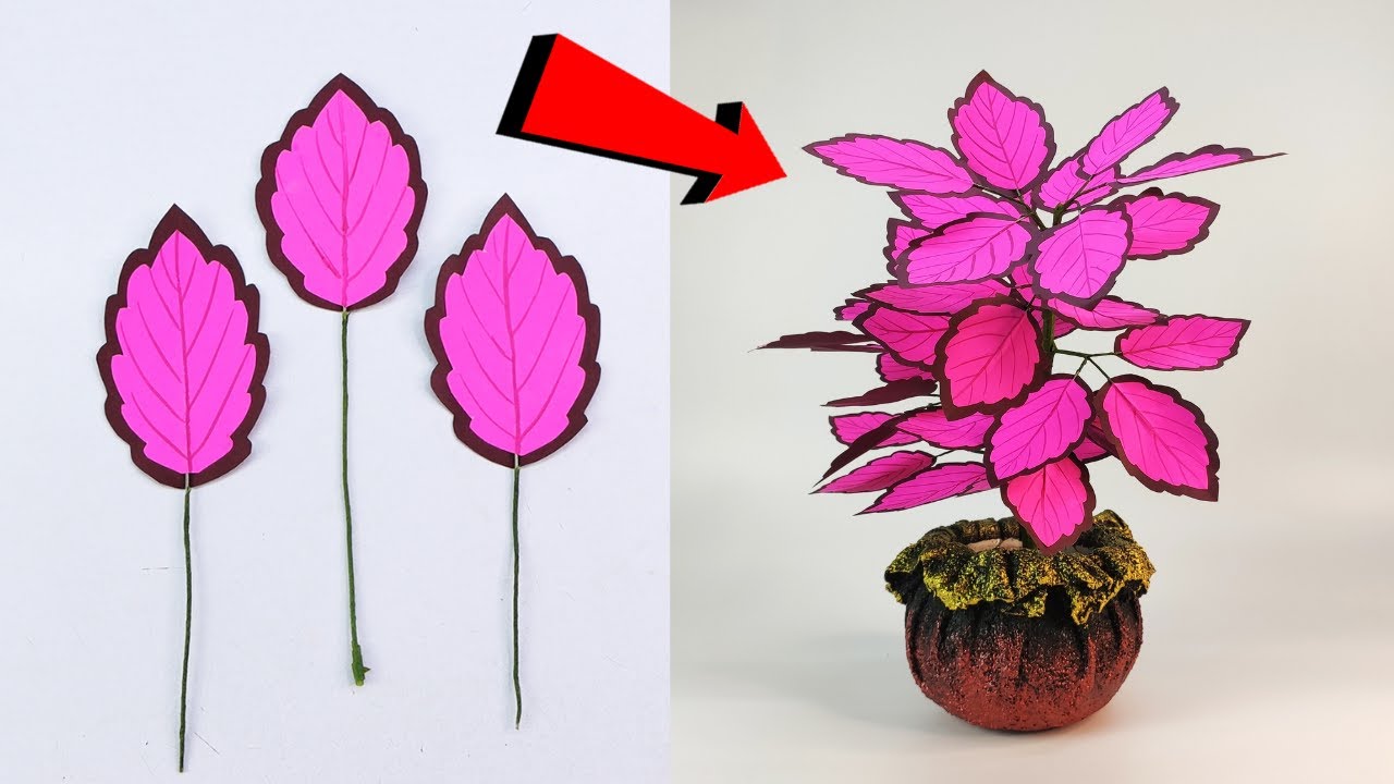 Paper Plant Designs Drawings How To Make A Paper Garden: Children's