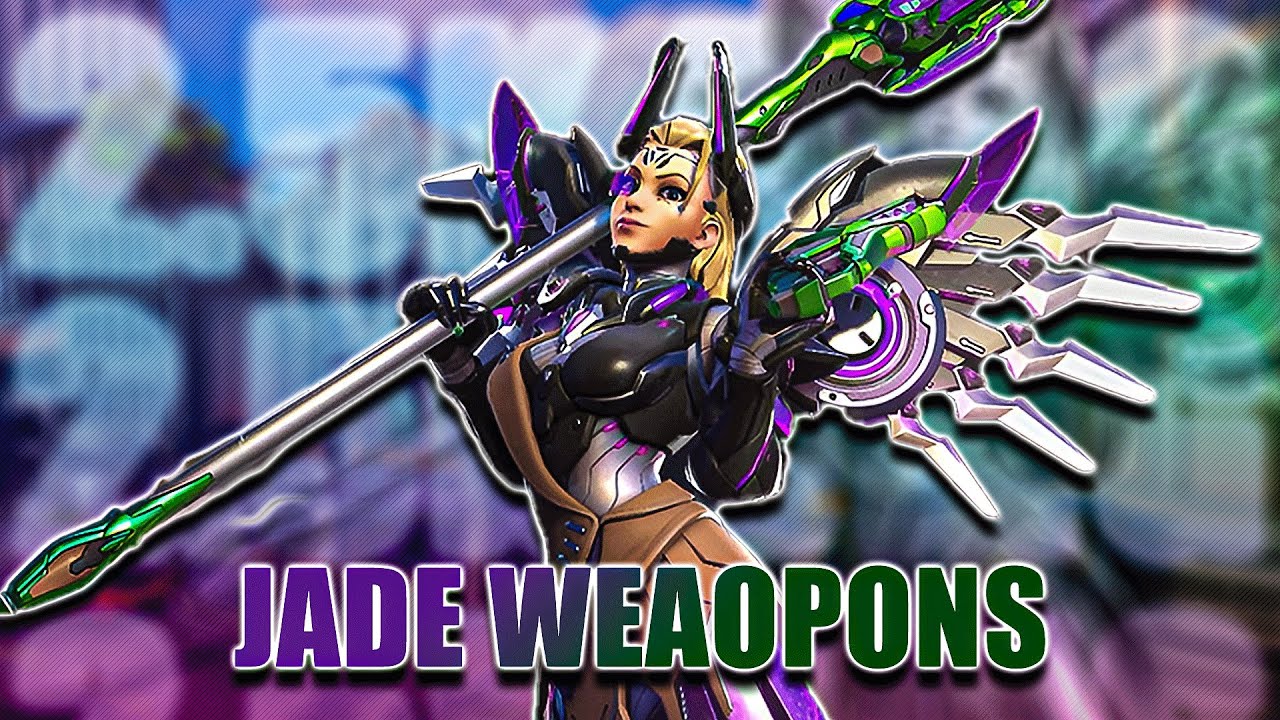 FINALLY unlocking my JADE MERCY WEAPONS (2K+ DMG AMP!) || Overwatch 2 ...