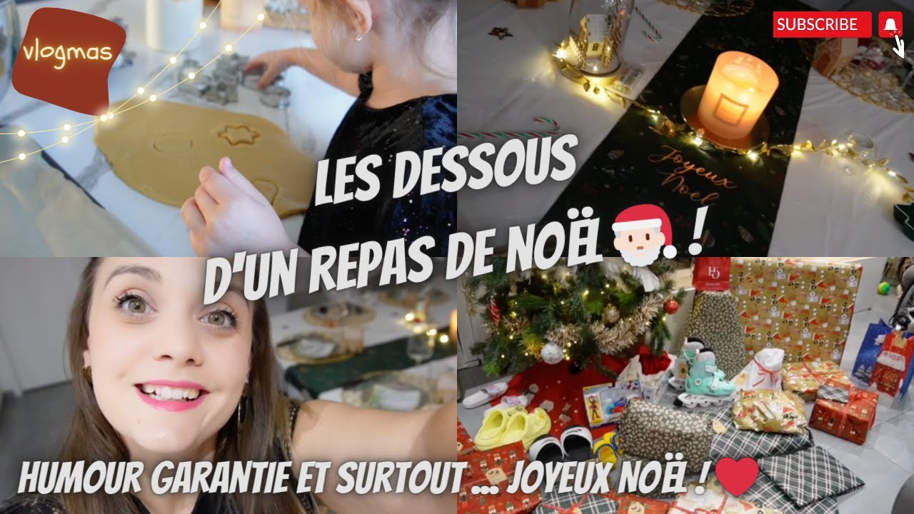 ⌜VLOGMAS⌝ Les dessous d'un repas de noël chez 99% des couples 🤣 ...