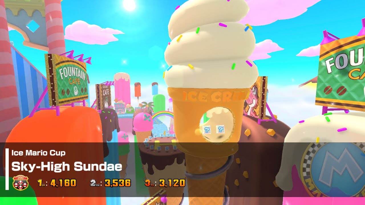 Mario Kart Tour: Sky-High Sundae - YouTube