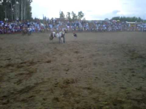 kikino rodeo 2011 wild horserace - YouTube