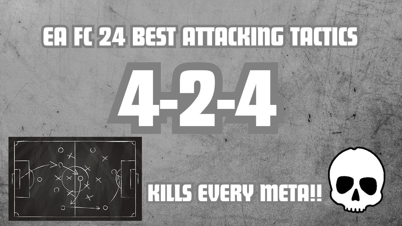 EAFC 24 4-2-4 Best Attacking Formation Kills Every Meta!! - YouTube