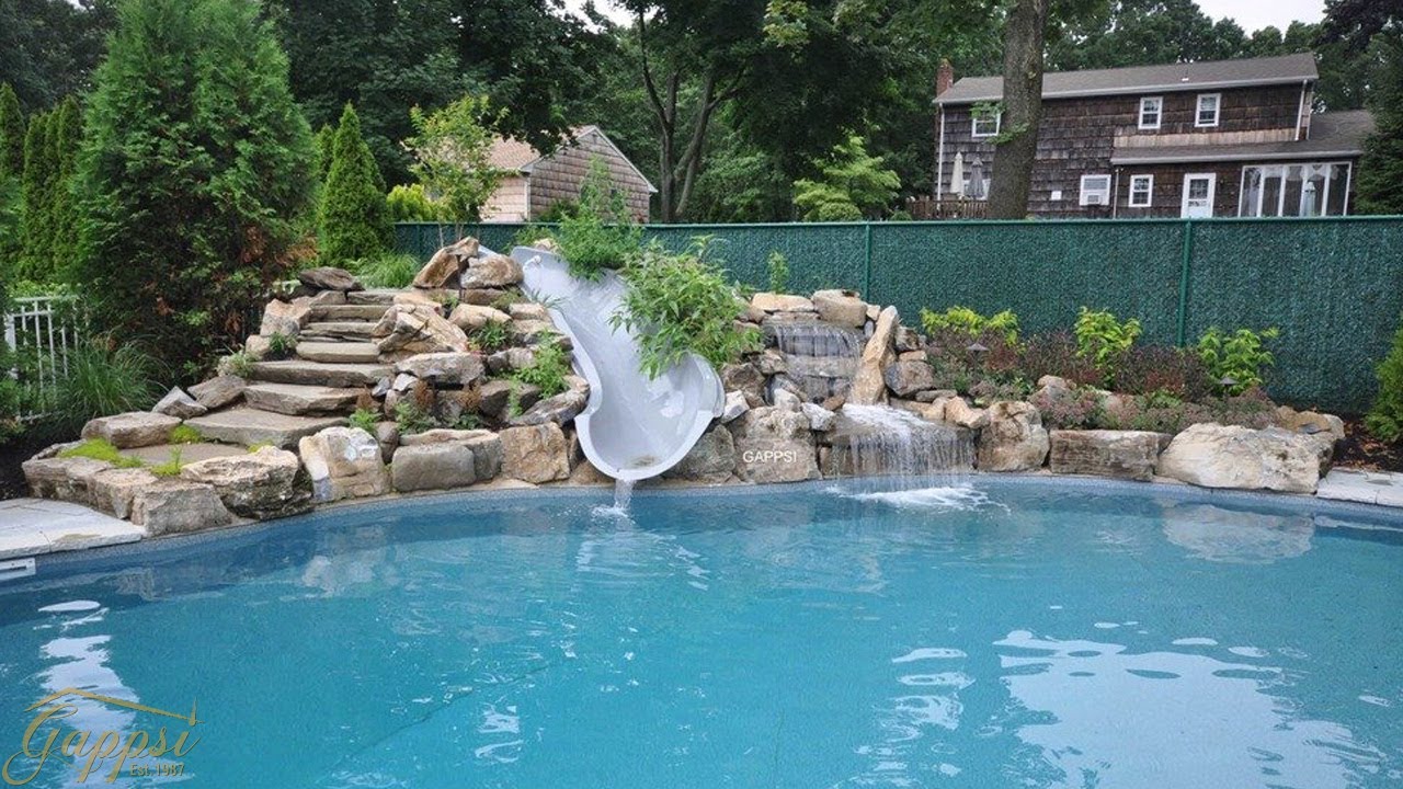 In Ground Pool Water Slides Are They Worth It Dolphin Slide SR Smith ...