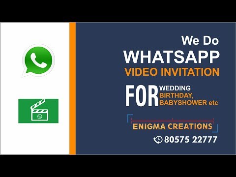 WHATSAPP VIDEO INVITATION