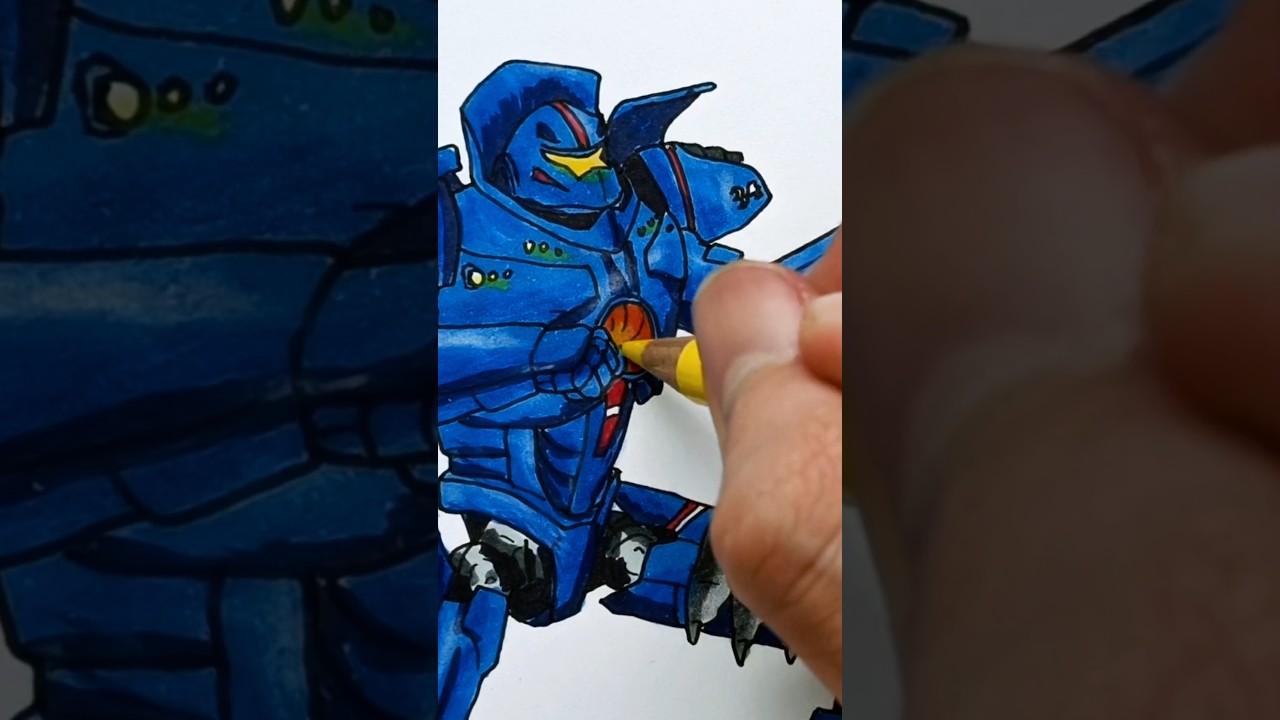 Gipsy Danger vs Leatherback Drawing | Pacific Rim - YouTube