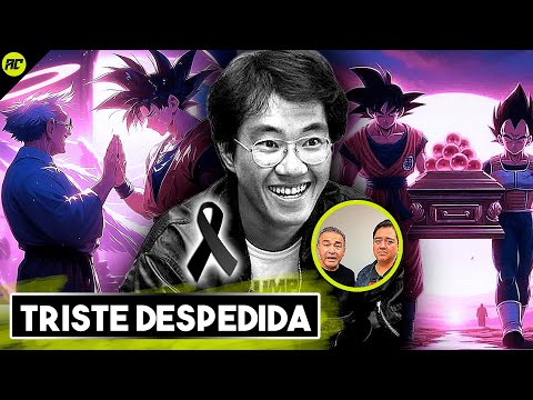 Gokú Llora la Muerte de Akira Toriyama. Así Fue La Emotiva Despedida Del Creador de Dragon Ball.