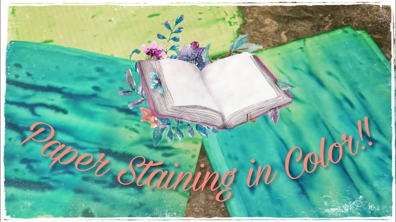 Paper Staining in Color!! - YouTube