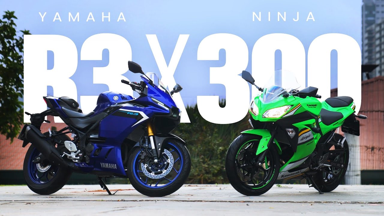 Yamaha R3 x Kawasaki Ninja 300 🔥 Comparativo de MOTOS ESPORTIVAS DE ...
