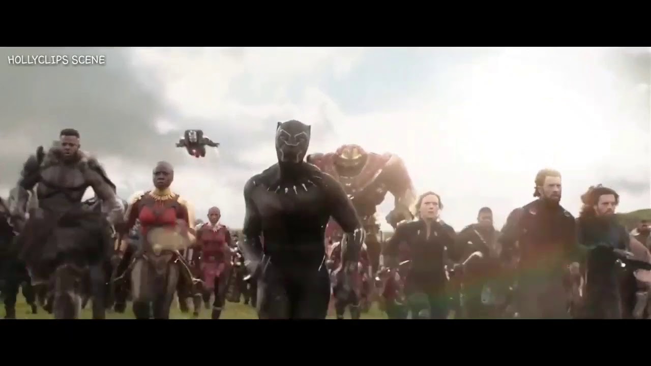 Avenger infinity war wakanda Best Fight In Hindi Full HD - YouTube