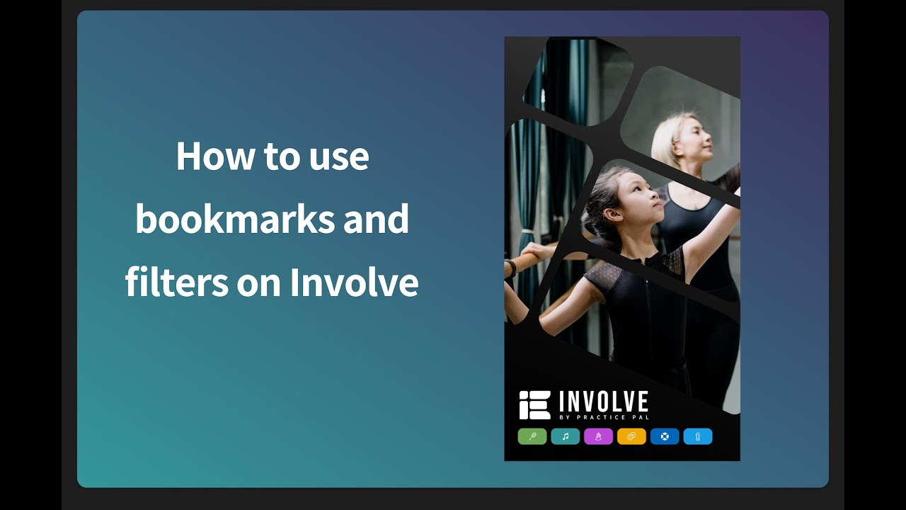 How to use bookmarks and filters on Involve - YouTube