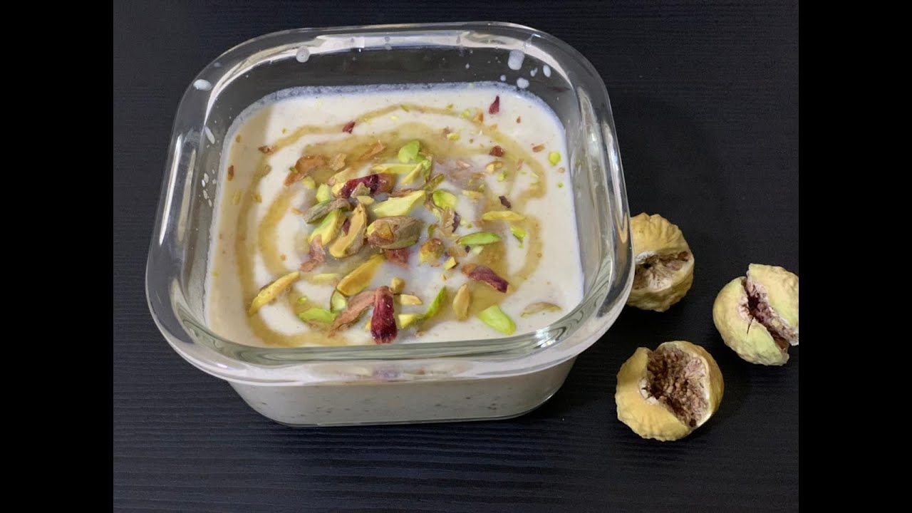 FIG PUDDING / TURKISH STYLE PUDDING / HEALTHY AND NO ADDED SUGAR ...