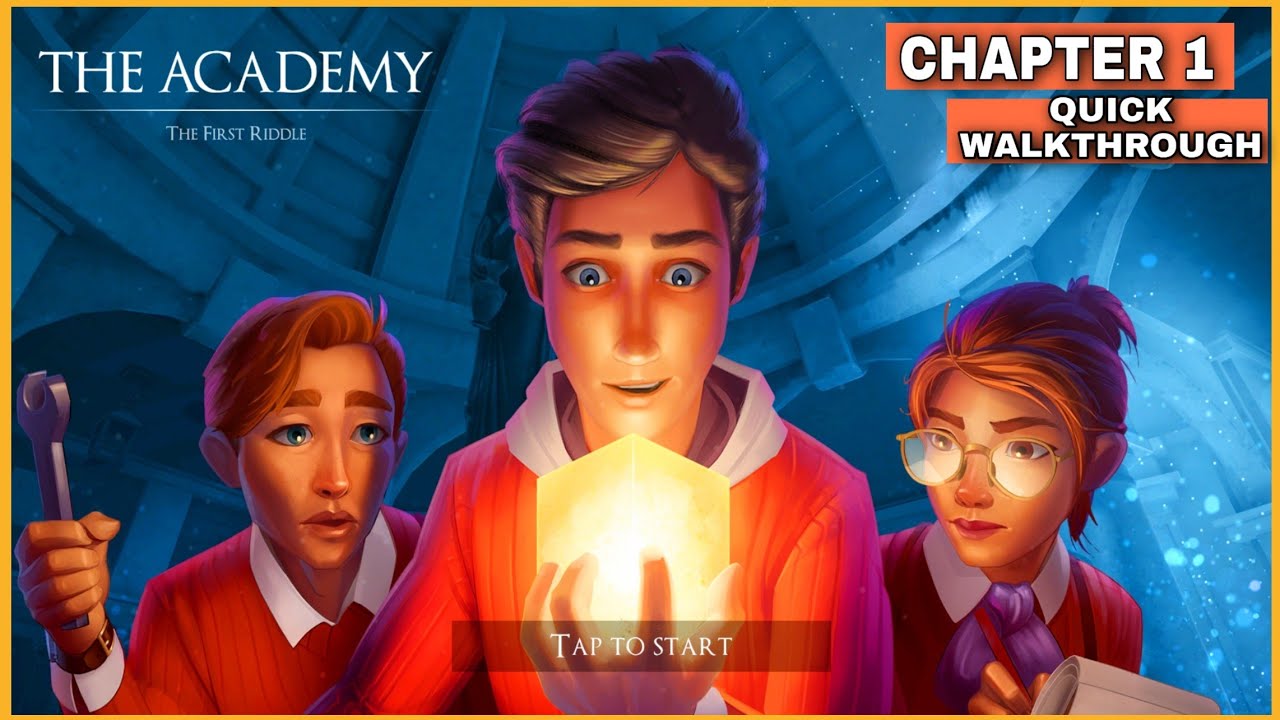 Academy The First Riddle Quik walkthrough (chapter 1) - YouTube