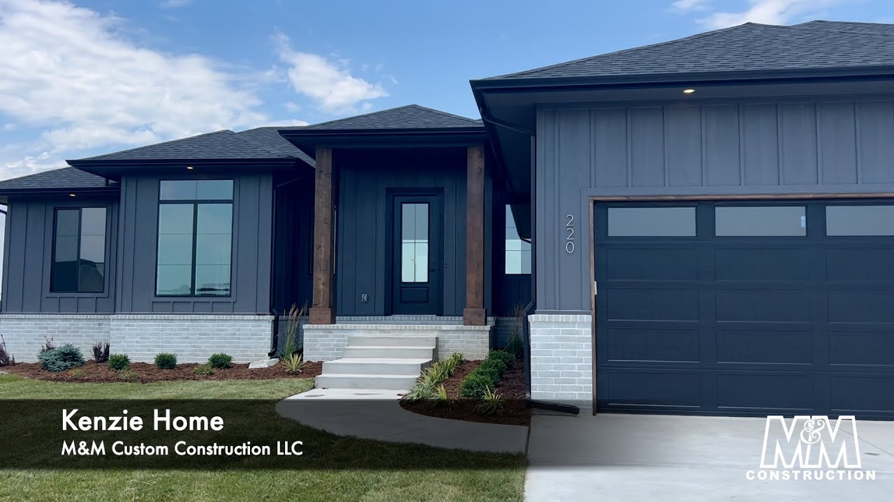 Recently Completed Kenzie Home - Goddard #wichitarealestate - YouTube