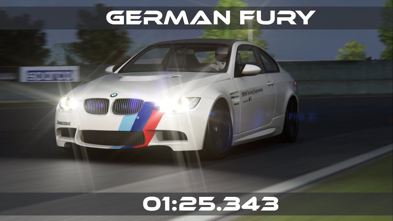 German Fury: Gold achievement in Assetto Corsa BMW M3 E92 drift at ...