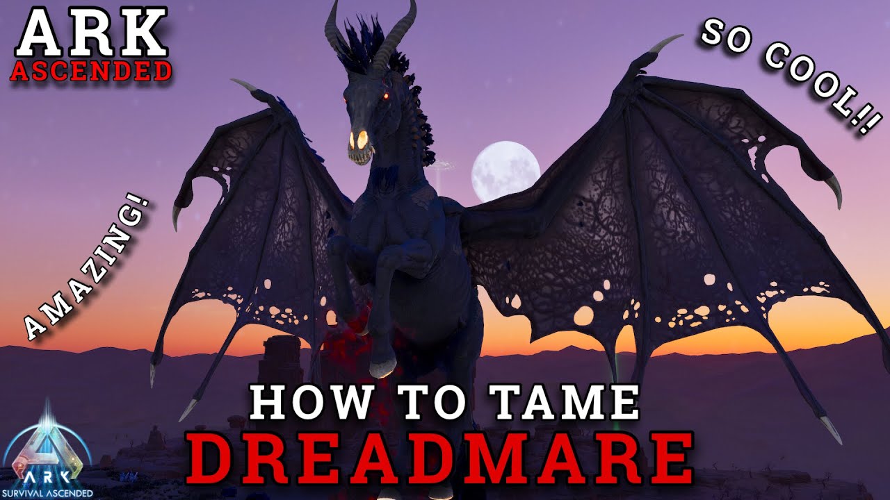 How To EASILY Tame The NEW Dreadmare In ARK Survival Ascended! - YouTube